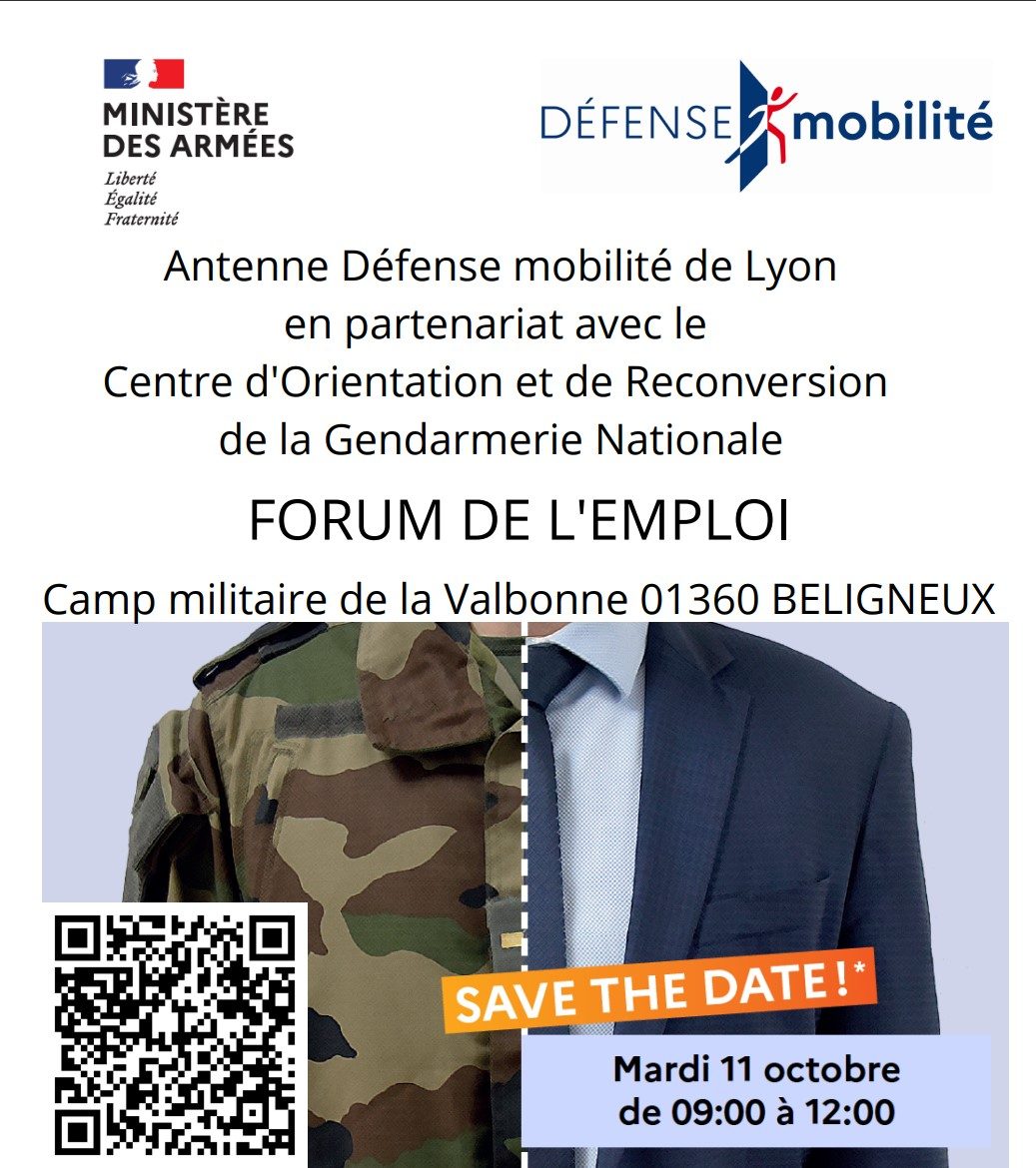 Forum de l’emploi Camp militaire de la Valbonne 01360 Béligneux – La ...