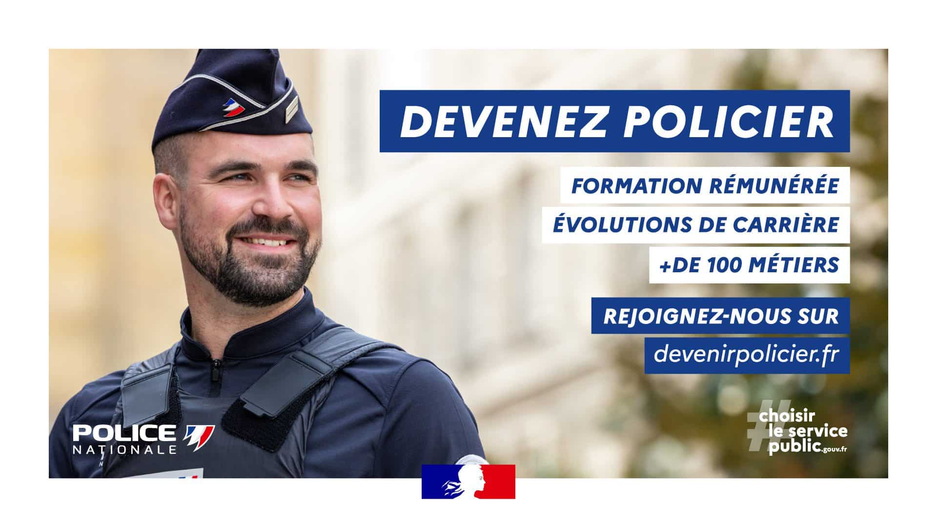La Police nationale recrute plus de 4000 gardiens de la paix sur toute ...